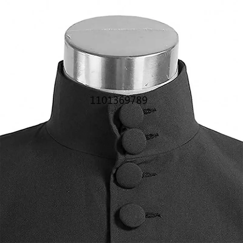 BSR Professor Severus Cosplay Costume Hogwartes Black Cloak Shirts ...