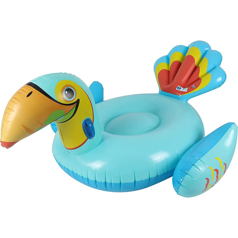 Inflatable Toucan Ride-on Pool Float Summer Beach Swimming Pool Float ...