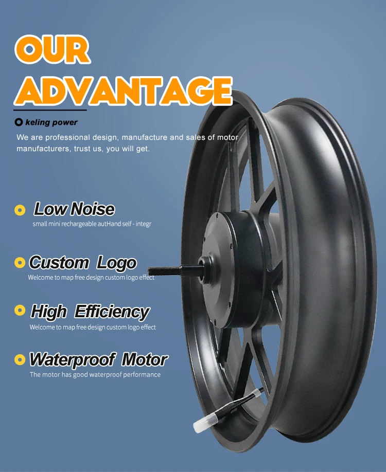 12inch 24v 36v 48v 250-1000w Hub Motor For E-bike E-motorcycle Scooter ...