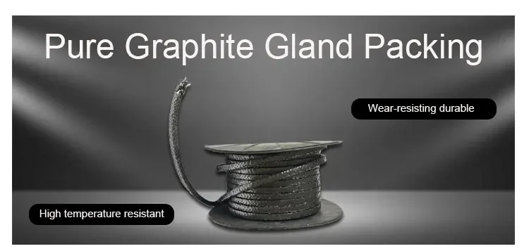 Braided Pump Graphite Gland Packing Rope Metallic Gland Packing ...