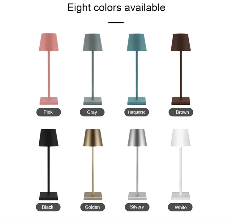 Lampade Da Tavolo Led Tischleuchte Usb Rechargeable Touch Table Top ...