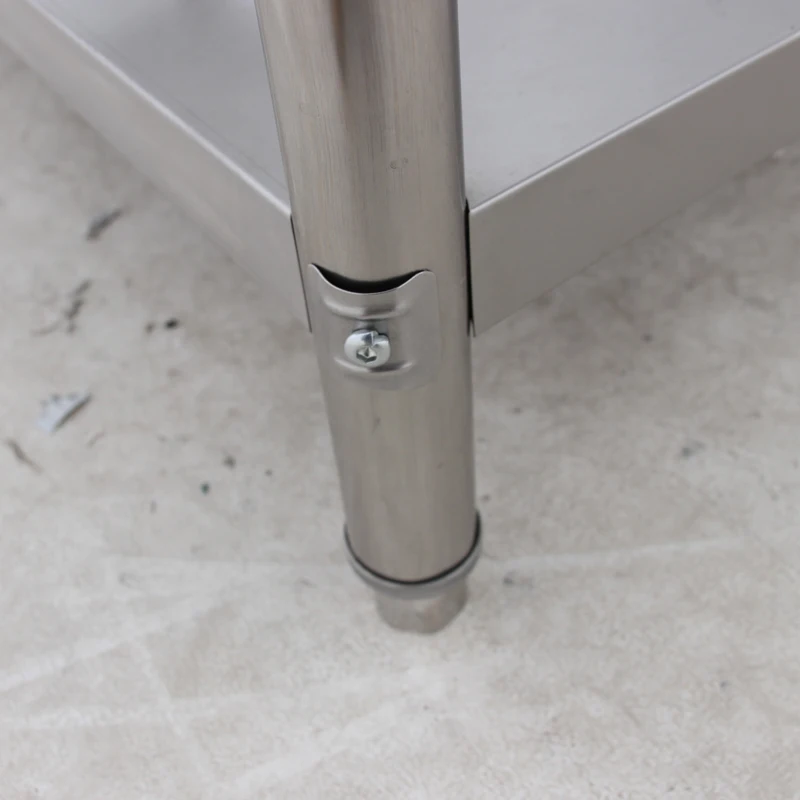 Adjustable Height Commercial Work Table Easily Assemble Kitchen Prep ...