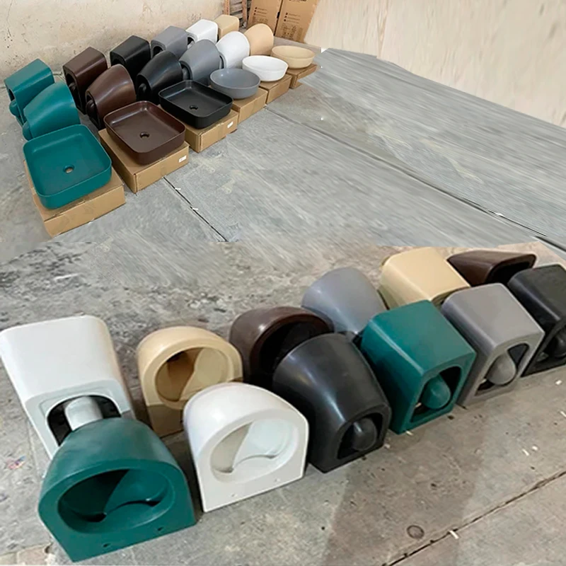 Burgundy Toilet Hidden Cistern Squat Pan Wc Tap Combo Tank Color ...