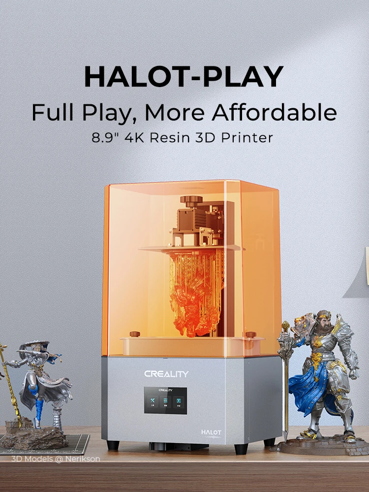 Creality Halot Play 3d 4k Printing Machine Creality Lcd Uv Dental Resin ...