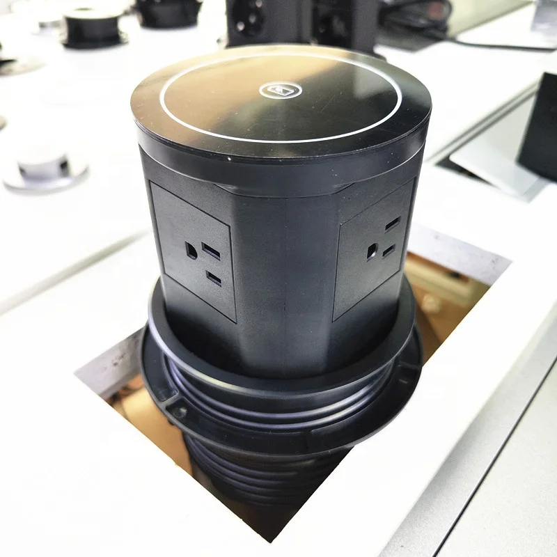 Kitchen Countertop Pop up Socket 4AC US Outlet Top Wireless Charge ...