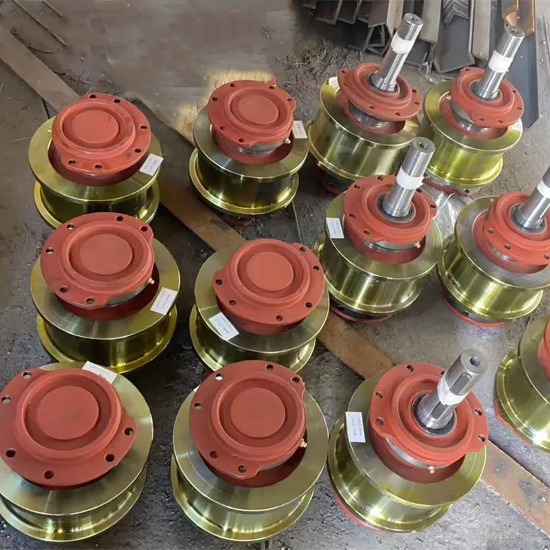 Double Flange Wheel Crane Wheel Assembly Transfer Cart Wheel Set ...