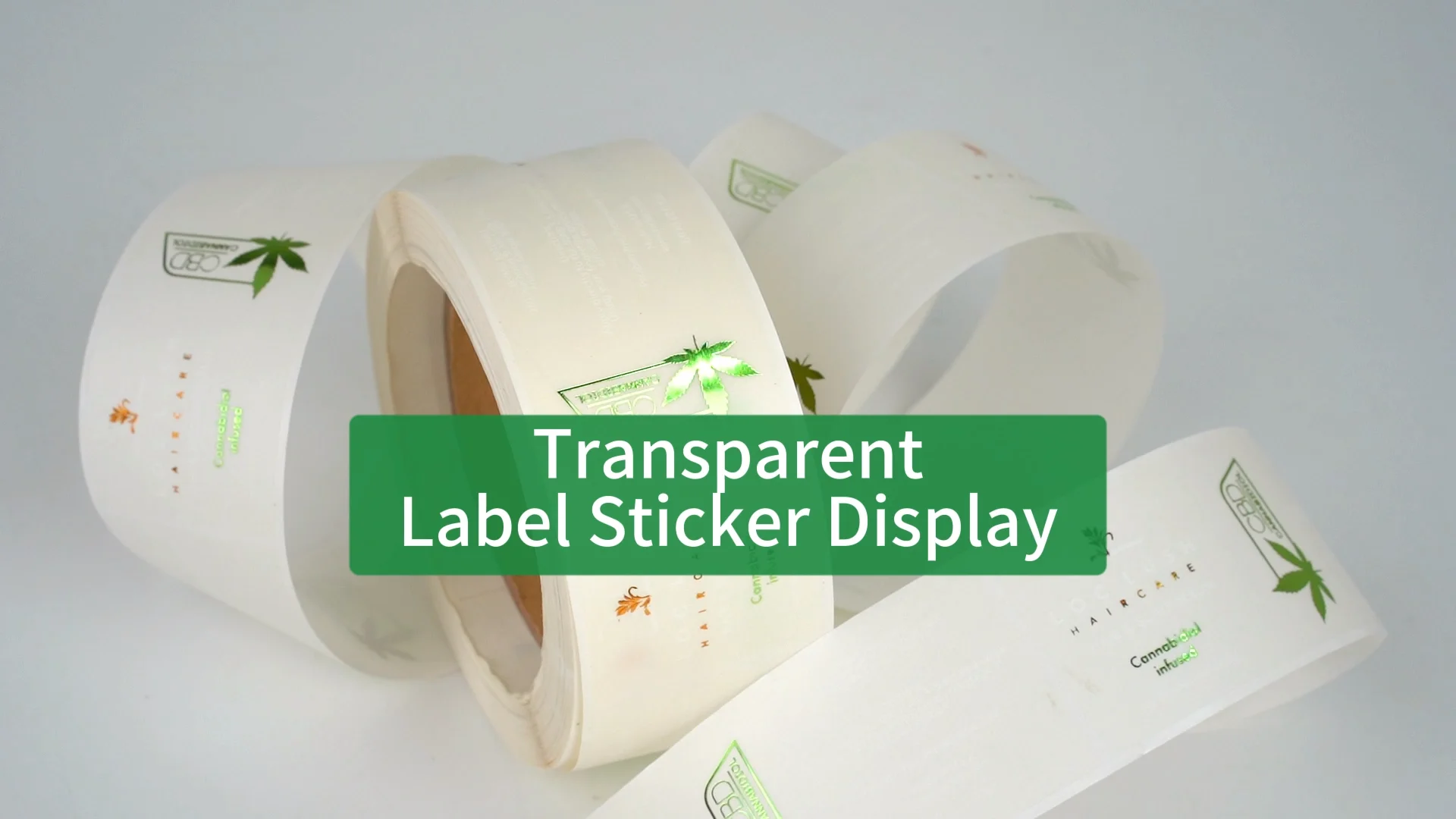 Customized Printing Frosted Label Stickers Simple Sticker Label Flower ...