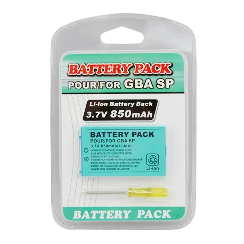 Rechargeable 3.7v 850mah Li-ion Power Pack Tool Pack Kit For Gameboy ...