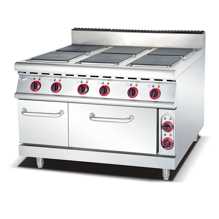 Commercial Kitchen Hot Plate 4 Burner Electric Cooking Stove 6 Hot ...