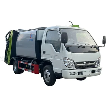 Forland Mini Rear Loader Garbage Trucks 4x2 Refuse Compactor Garbage ...