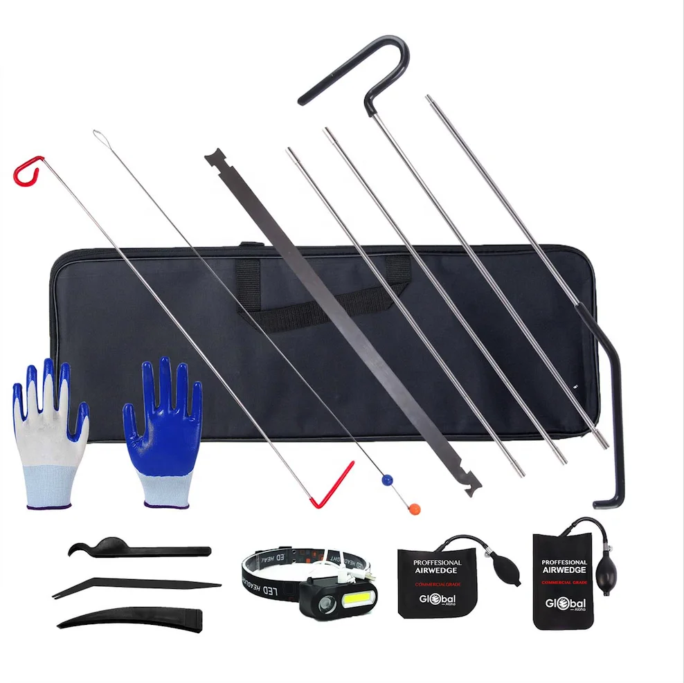 Car Door Key Lock Out Locksmith Open Unlock Tool Kit Auto Quick Open ...