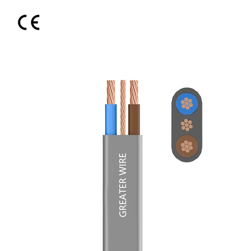 2 3 Core 1.5mm2 2.5mm2 Flat Cable Wire British Standard 6242y Cable ...