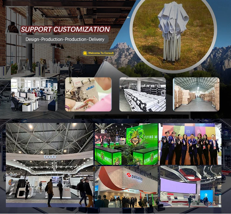 Overhead Stretch Tension Fabric Hanging Signs for Trade Show