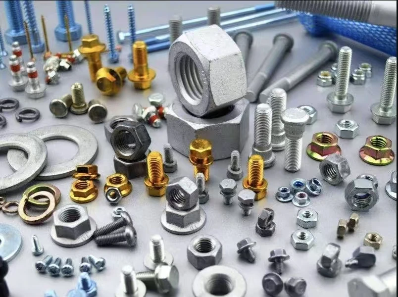 DIN1667/GB6187 Hexagon Nuts with Flange Metal Lock Nut Class 4.8/8.8/10 ...