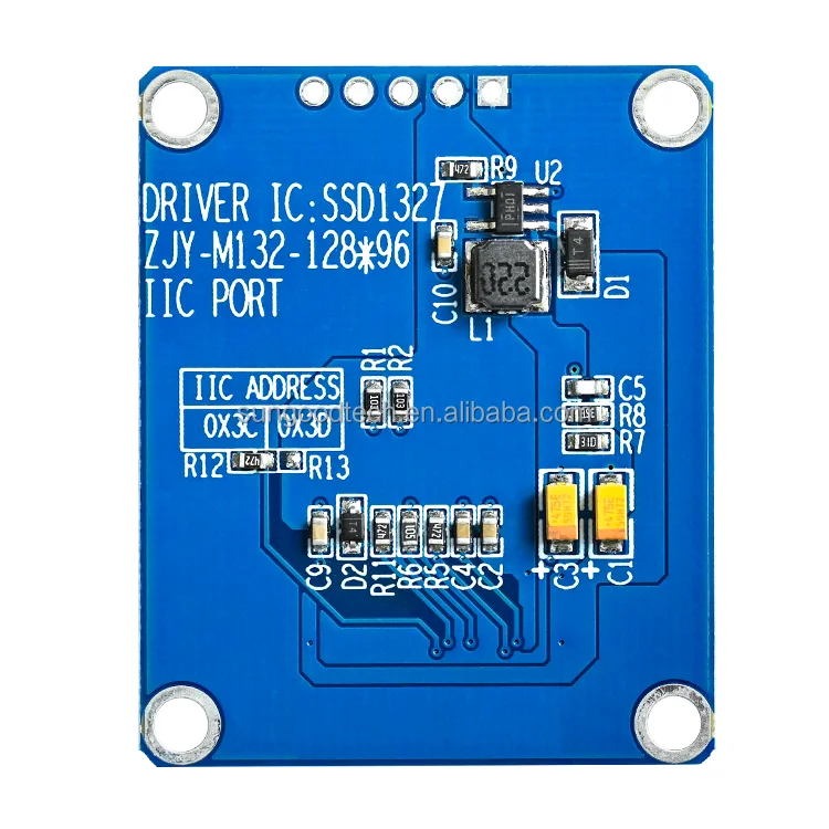 1 32 Inch Oled Display Module 128x96 Resolution Grayscale Oled 1 3 Inch Iic Interface Ssd1327