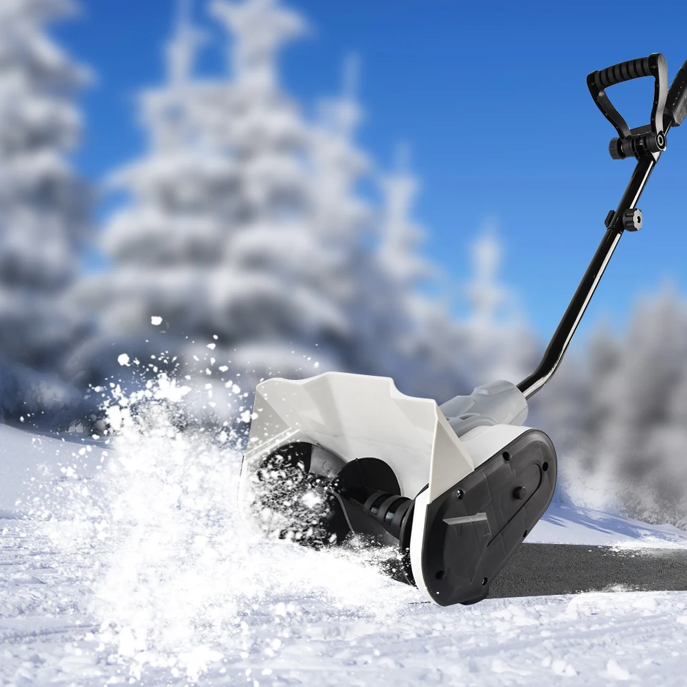 Vertak Hand Electric Snow Plow Professional 6" Cleaning Depth Portable ...