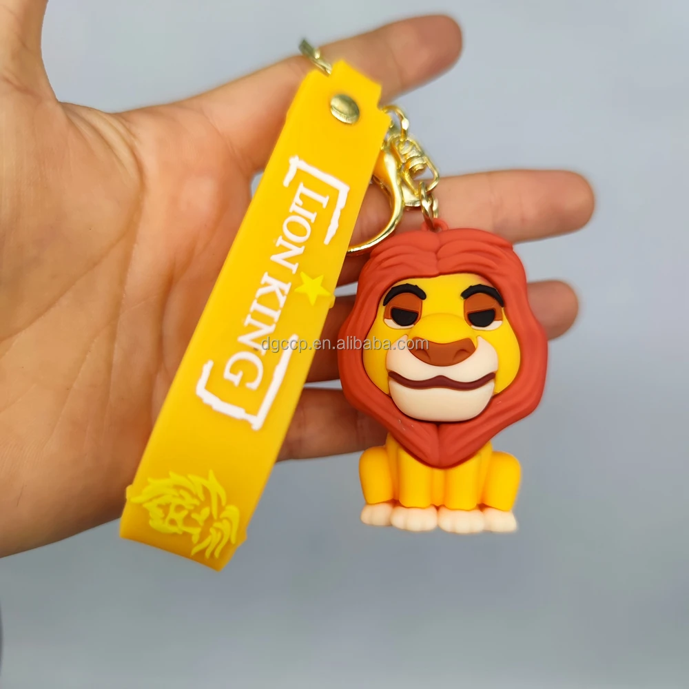 5 Models The Lion King Key Chain American Movies Keychain 3d The Lion ...