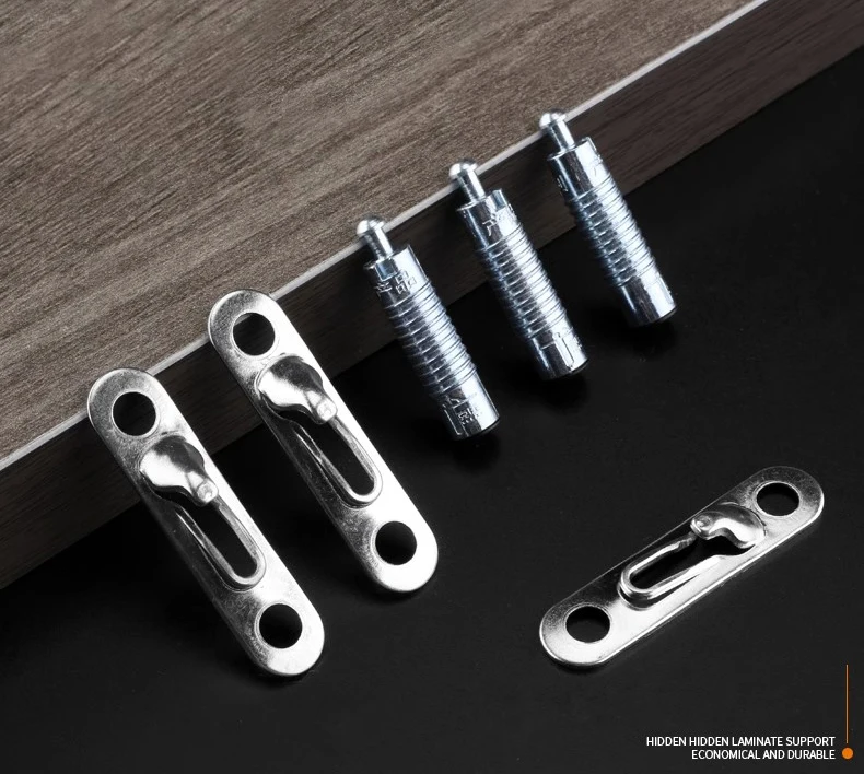 Plate Type Concealed Three in One Connector - Durable & Versatile