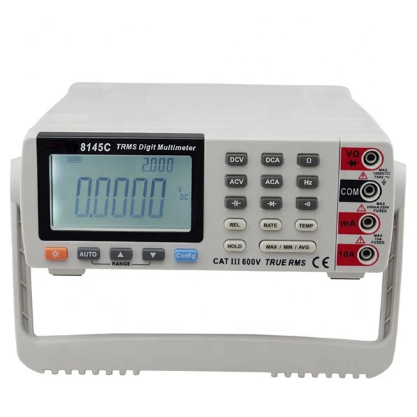 Decca 8145c Digital Bench Multimeter Large Lcd Display 22000 Count True ...