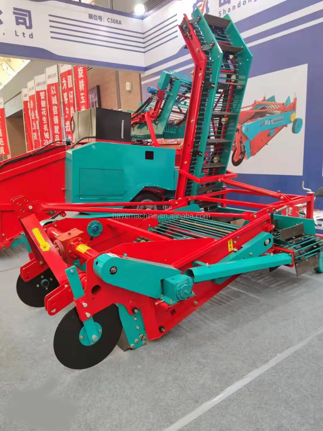 Potato Harvesting Machine/sweet Potato Garlic Peanut Ginger Harvester ...