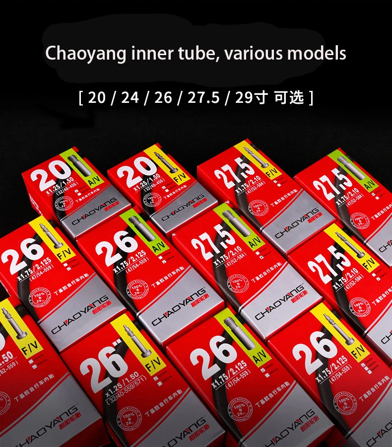 Premium Mountain Bike Inner Tubes -27.5"x1.75/2.1,Presta/schrader Valve ...