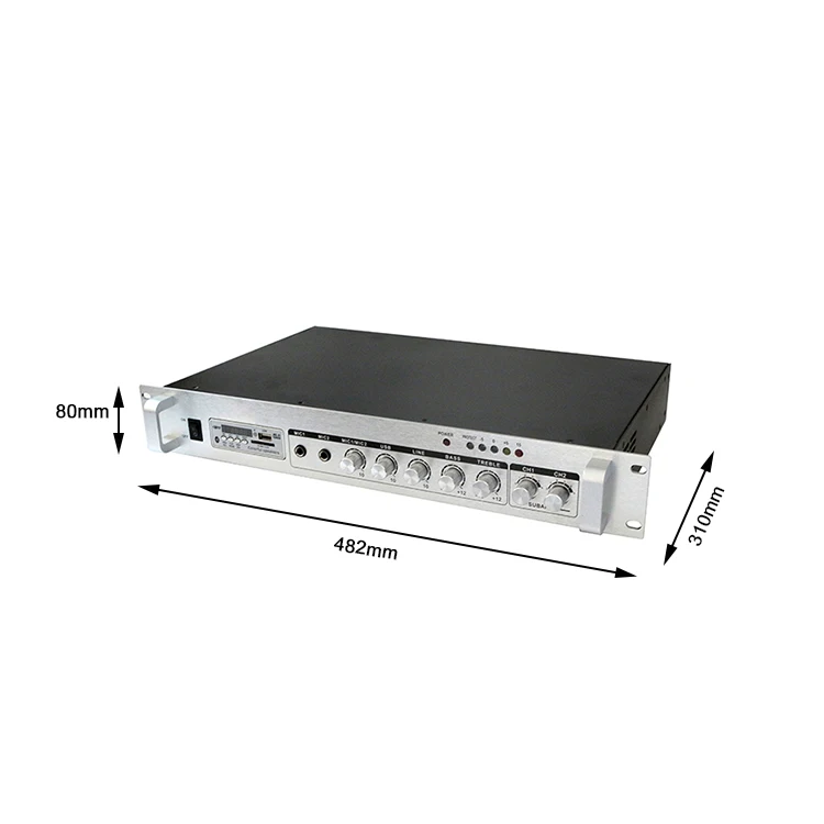 Custom Pa Audio Amplifier For Public Address System - Buy Public ...