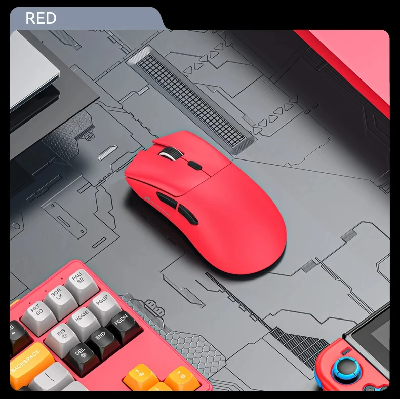 Attack Shark R1 Mouse Gamer 18000dpi PAW3311Tri-Mode Connection Macro ...