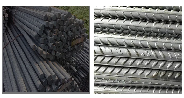 Iron Rebar / Deformed Steel Bar With Astm A615 Grade 60 For Engineering ...