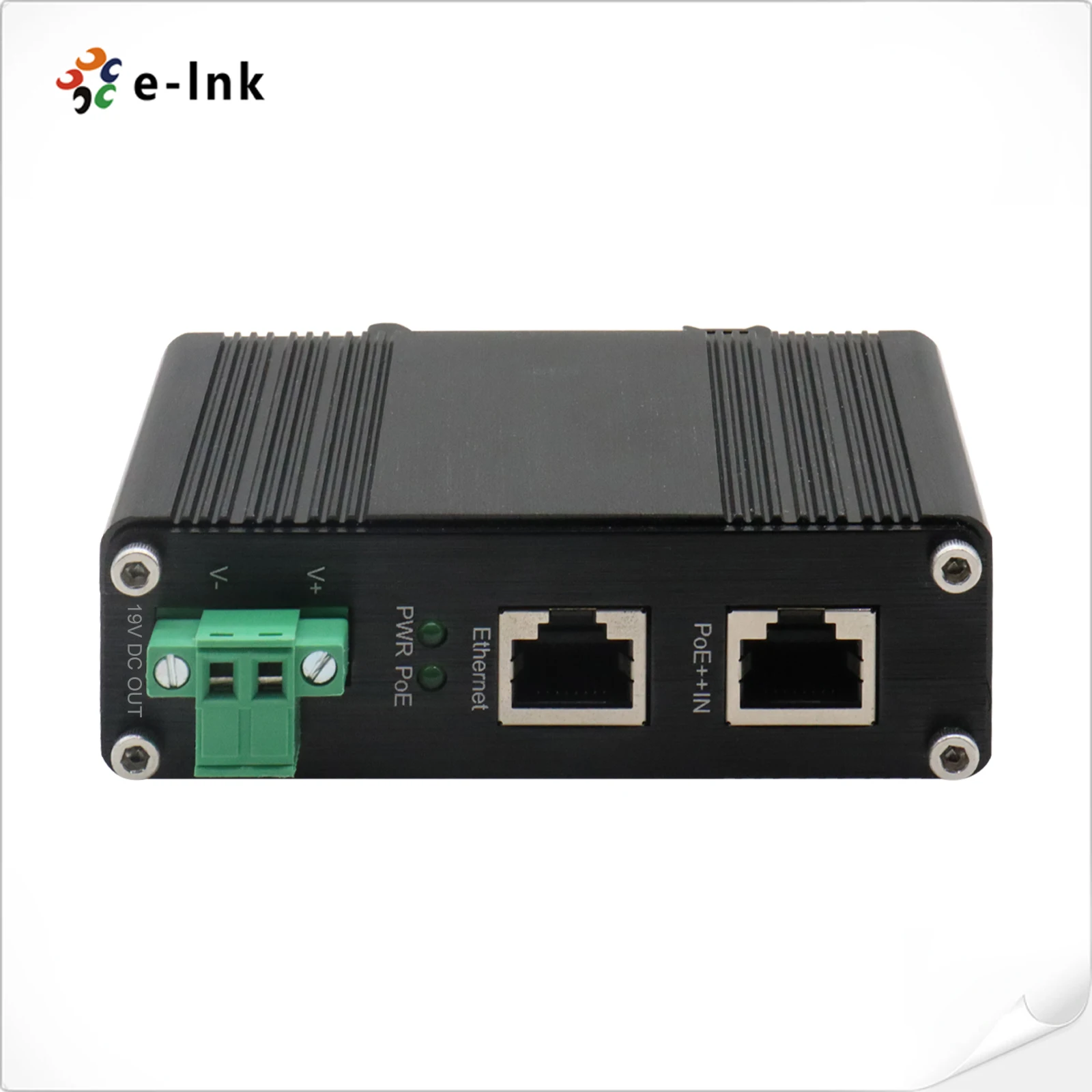 Industrial 10 100 1000mbps 802.3bt Poe++ Splitter Output Voltage 19vdc ...