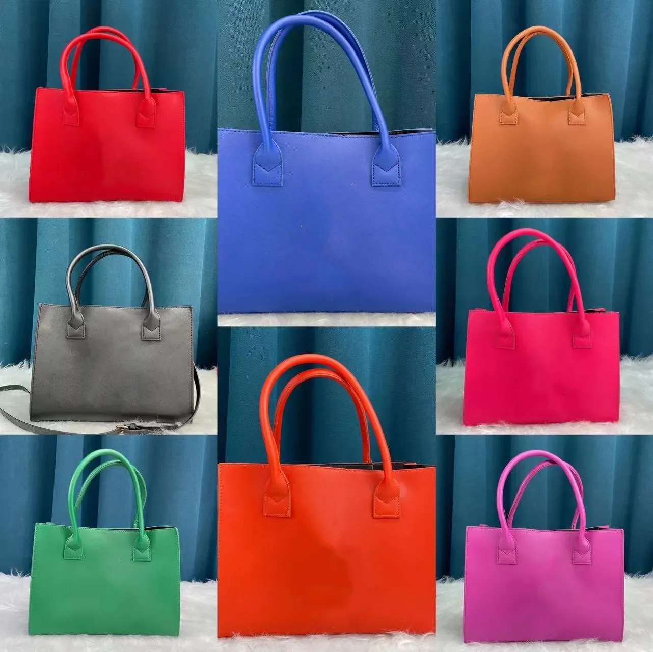 Custom Large Capacity Ladies Shoulder Purse Designer Shopping Hand Bags ...