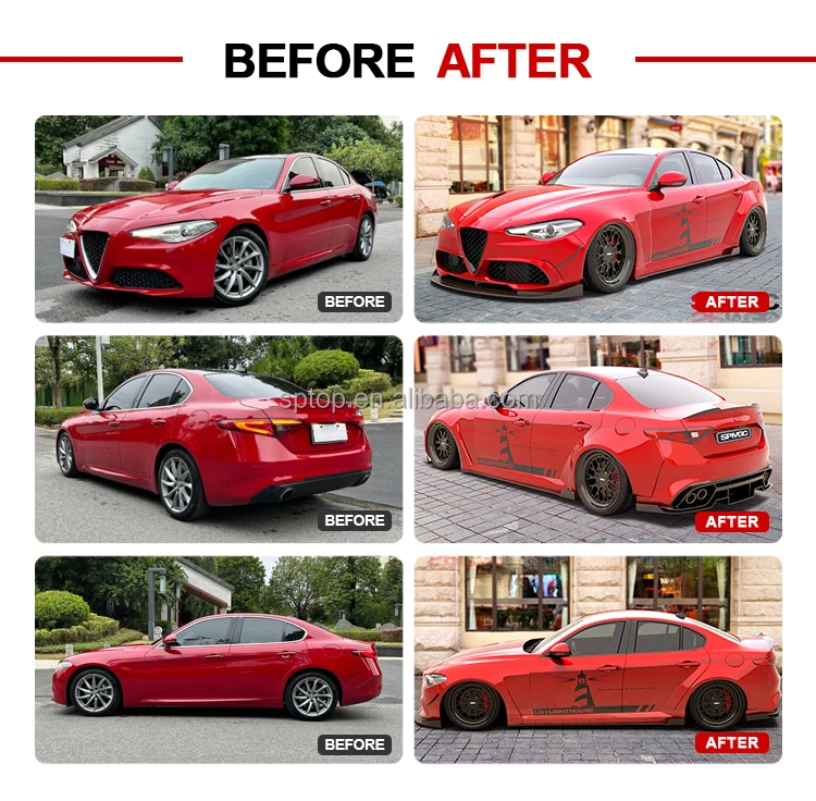 Carbon Fiber Body Kit for ALFA ROMEO Giulia - Enhance Style