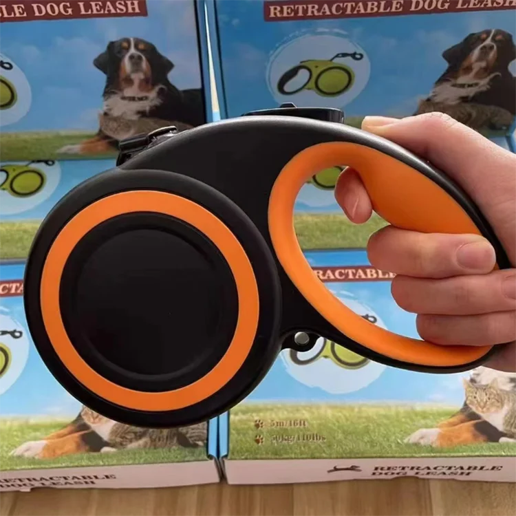 Hot Sale Retractable Dog Leash 5m Automatic Slip Lead Nylon Pet Leash ...