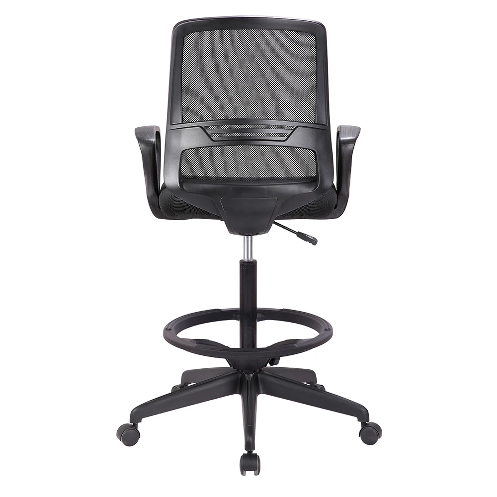 Kabel Tall Adjustable Swivel Mesh Back Support Office Foot Ring Draft Chair