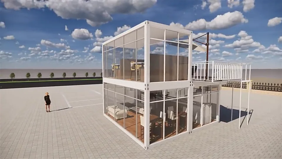 Custom Made Mobile Store Pop Up Cafe Bar 10ft And 20ft Movable Shipping ...