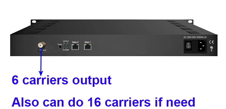ISDBT DVB-T2 Frequency Modulator - 6 in 1 Digital Modulator