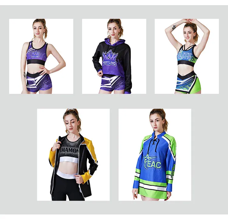 Cheerleading Uniforms Custom Cheer Practice Wear Professional Costume ...