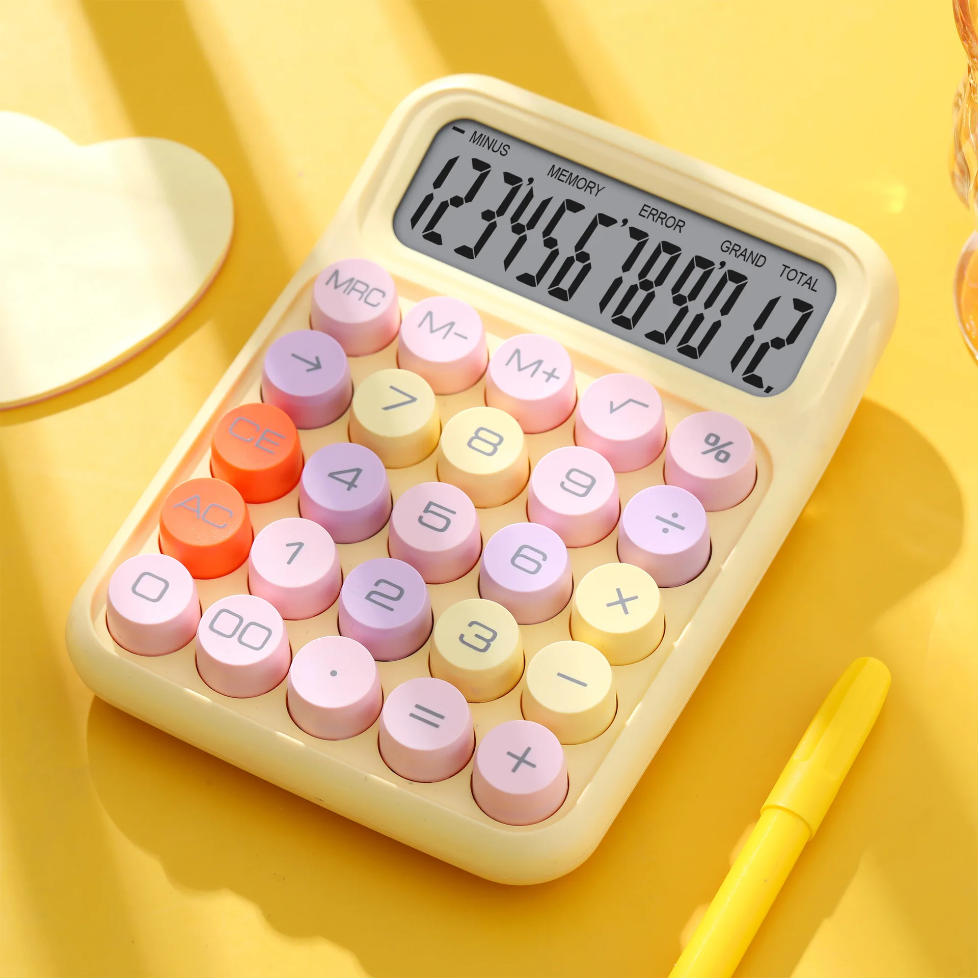 Kids Colorful Calculate Electronic Desktop Cute New Colorful Calculator ...