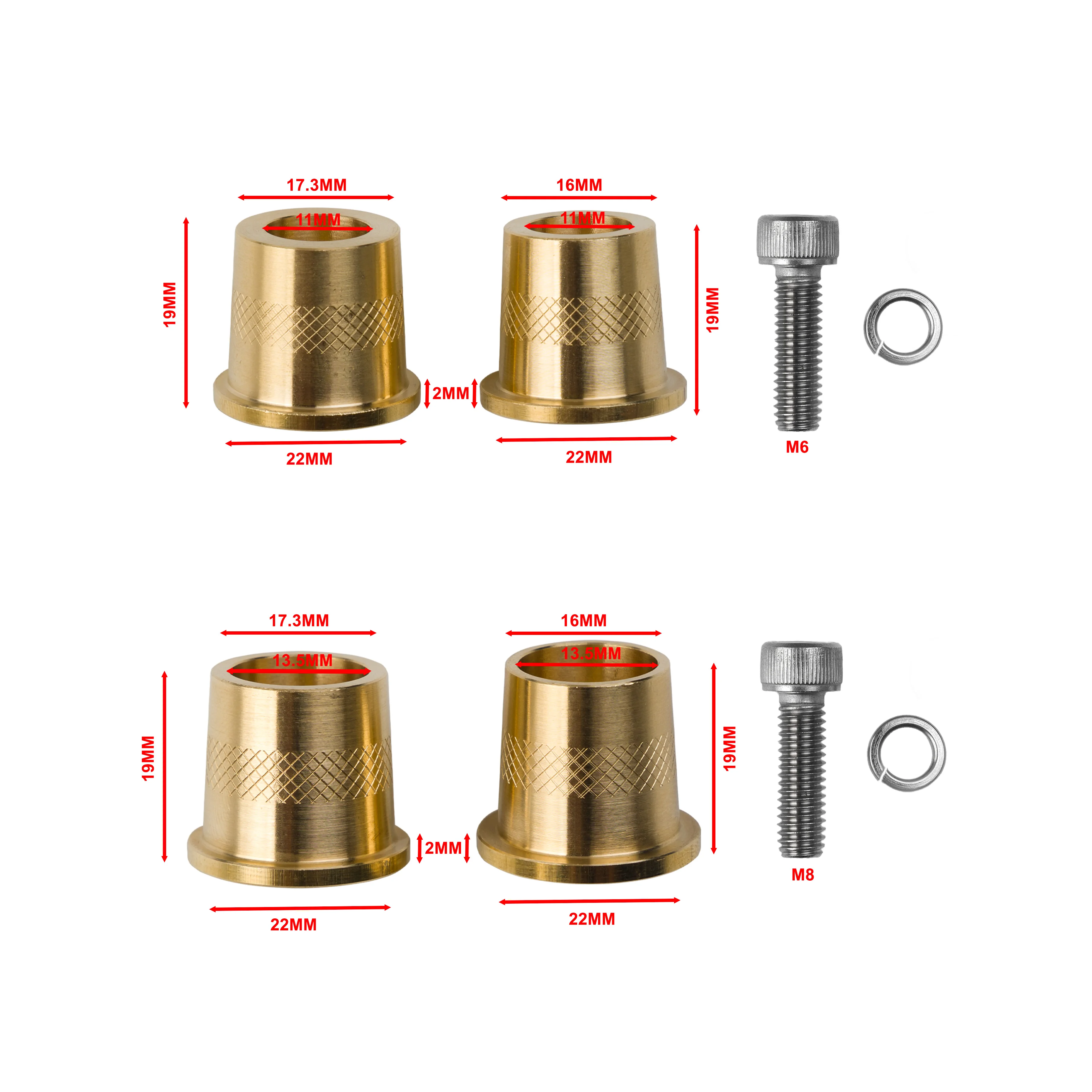 Heavy Duty M6 M8 M10 Auto Car Front H59 Brass Battery Terminals