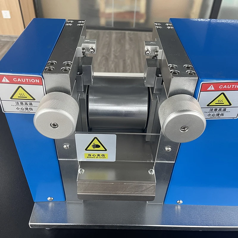 Lab Lithium Battery Heat Rolling Press Calender Equipment
