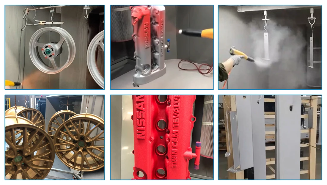 Electrostatic Powder Coating Spray Gun Machine Set for Small Parts ...