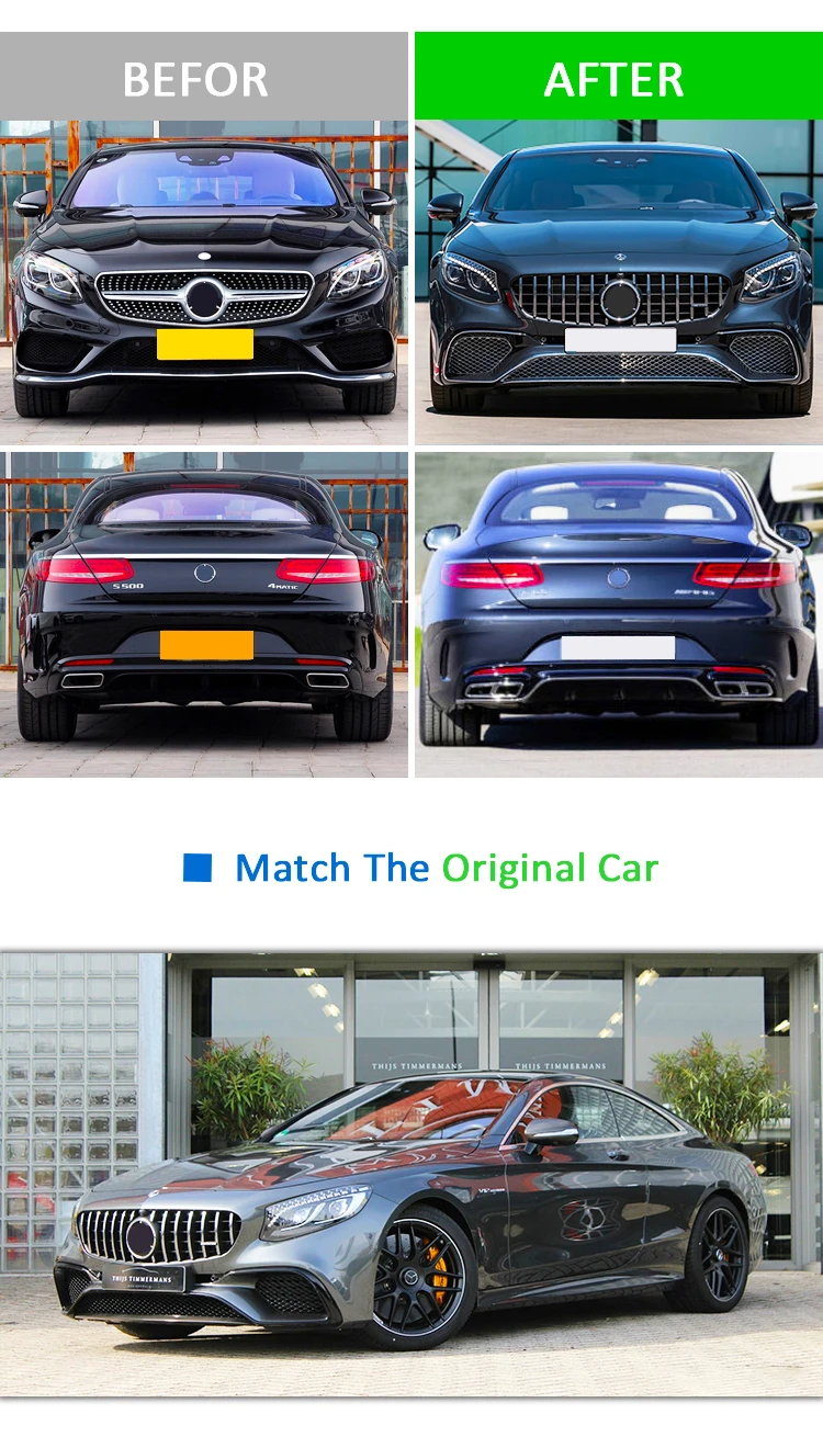 Mercedes S Class Coupe Bodykit - Upgrade S65/S63