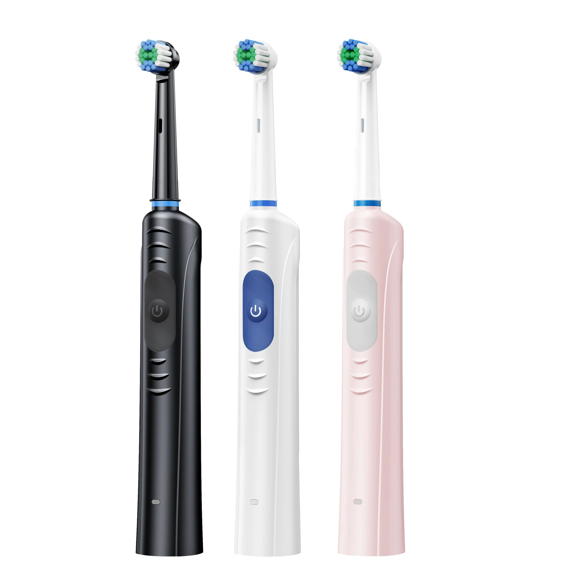 Oscillating Round Head Rotating Electrical Tooth Brush With4pcs Brush ...