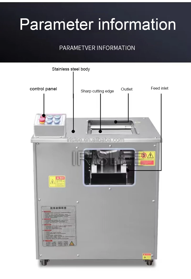 Small Beveled Fish Fillet Machine Commercial Multifunctional Black ...