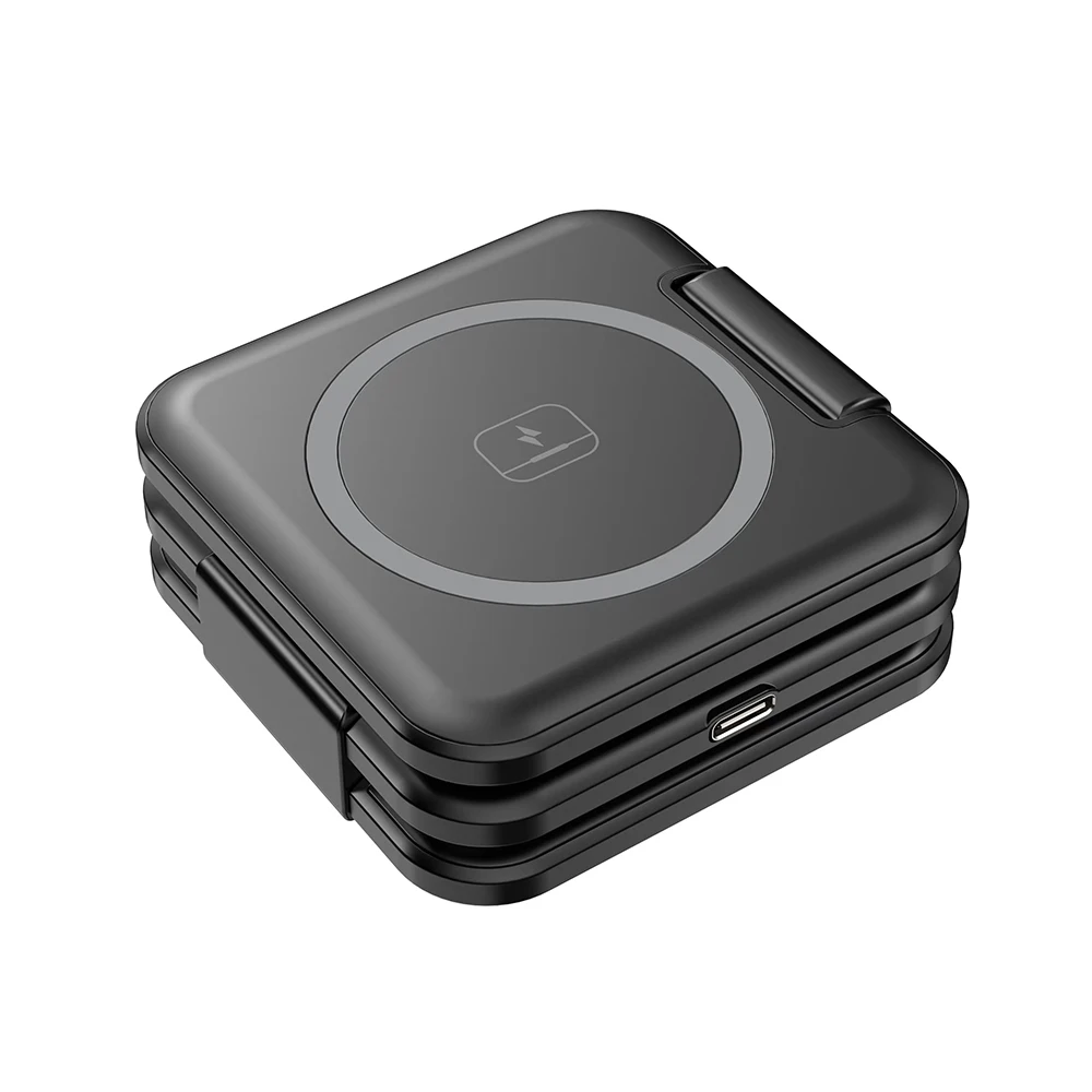 HAOKTEK Factory Portable Travel Adapters Foldable 3 In 1 Wireless ...