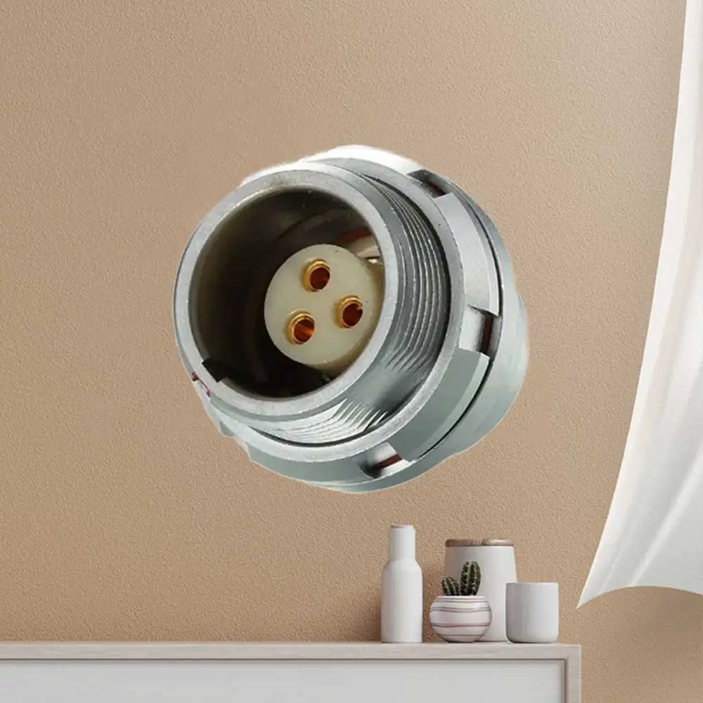 Oswell 9 Pole Panel Mount Connector Push Pull Connector 0k Series Sgg ...