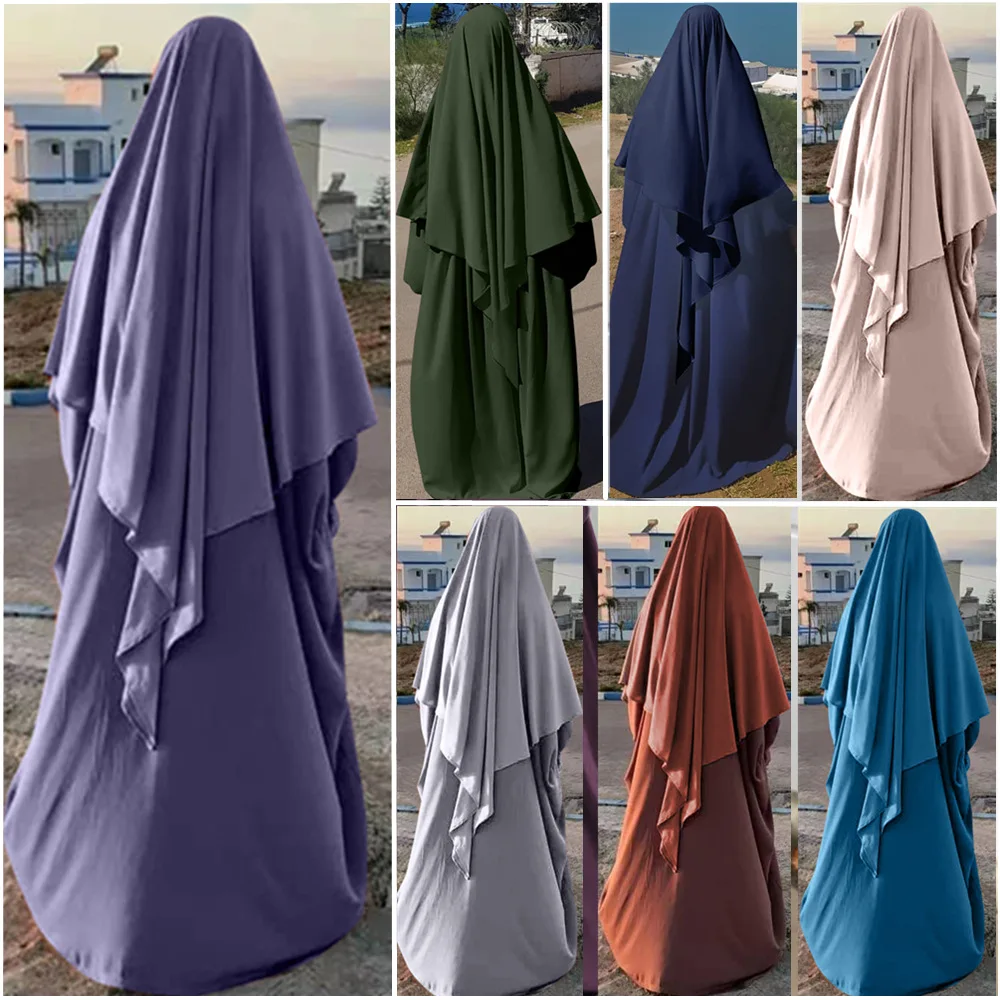 Cheap Khimar Muslim Scarf Women Hijab Islam Borka Khimar