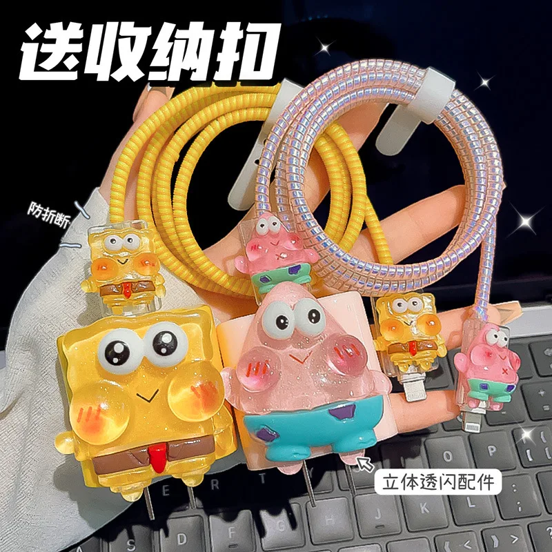 Spongebob USB Charger Case Protector for Apple 18W/20W