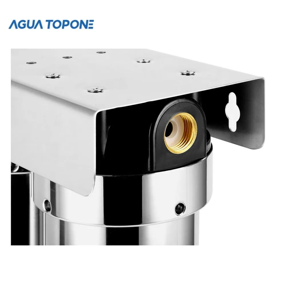 AGUA TOPONE Stainless Steel 4 Stages Pp+gac+cto+uf UV Water Filter ...