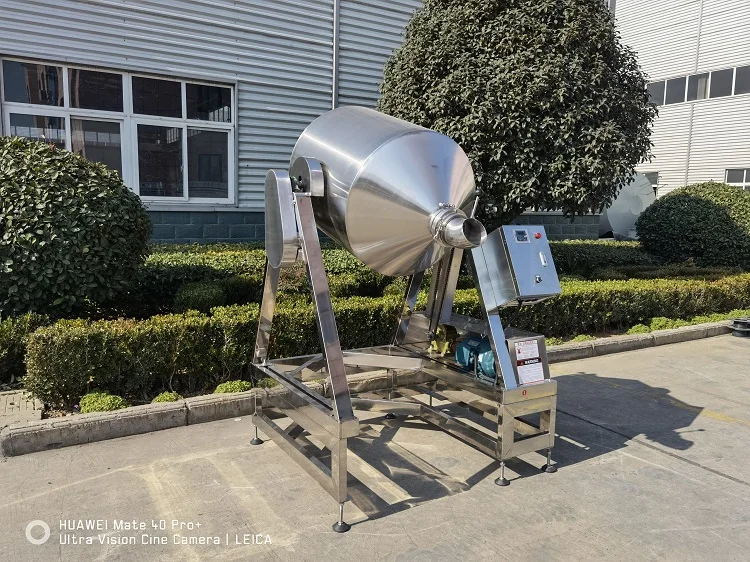 Stainless Steel Mixer Dry Powder Granule Coffee Powder Drum Mixer Spray ...