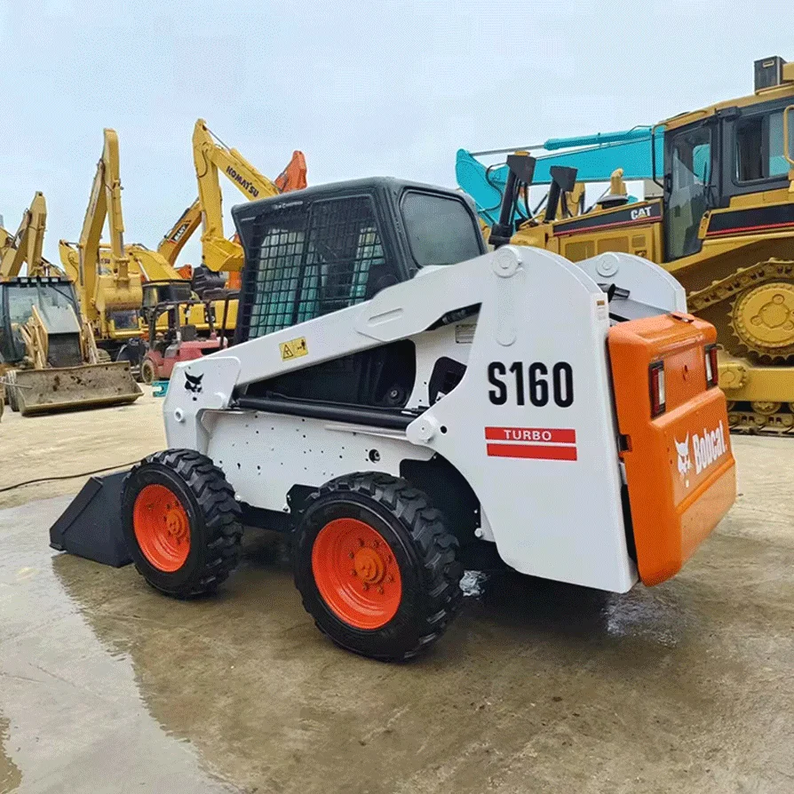Used Bobcat Skid Steer Loaders S160 bobcat Mini Loader S160 Skid Steer ...